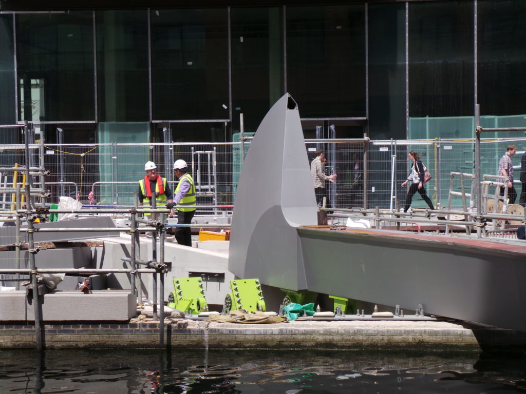 Fan Bridge Revealed at Merchant Square | Paddington
