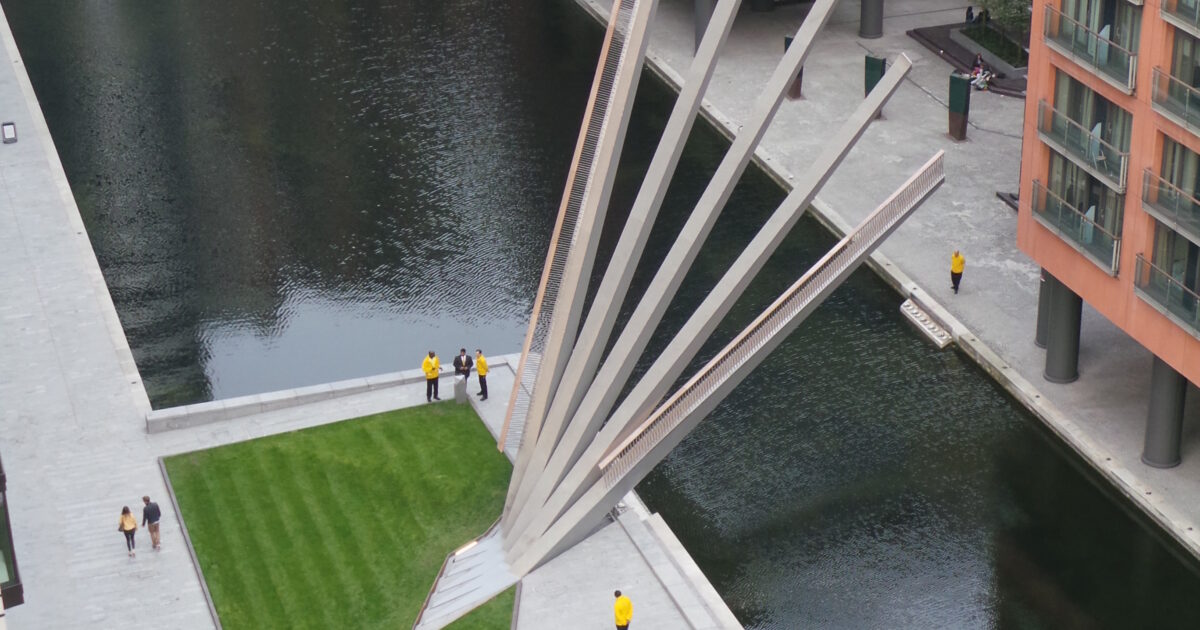 Fan Bridge Revealed at Merchant Square | Paddington
