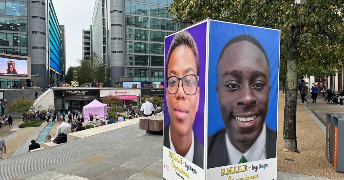 S.M.I.L.E-ing BOYS by Kay Rufai at Paddington Central | Paddington