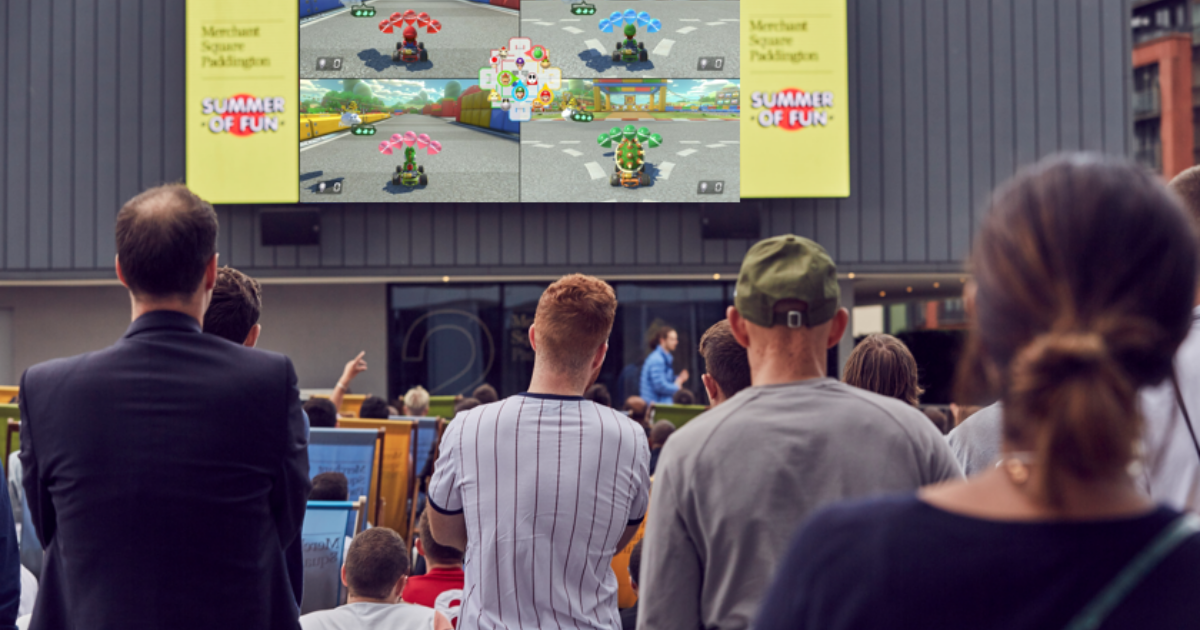 Power-up your lunch hour with outdoor gaming on the big… | Paddington